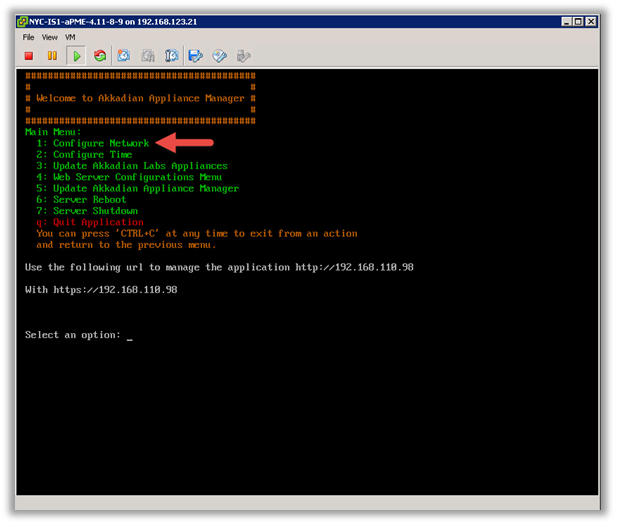 Network Configuration Akkadian Provisioning Manager Administration Guide 5 0