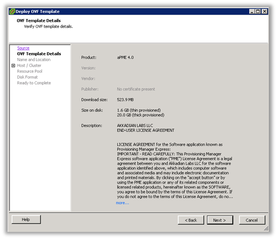 2. Virtual Appliance Deployment - Akkadian Provisioning Manager Administration Guide - 4.14