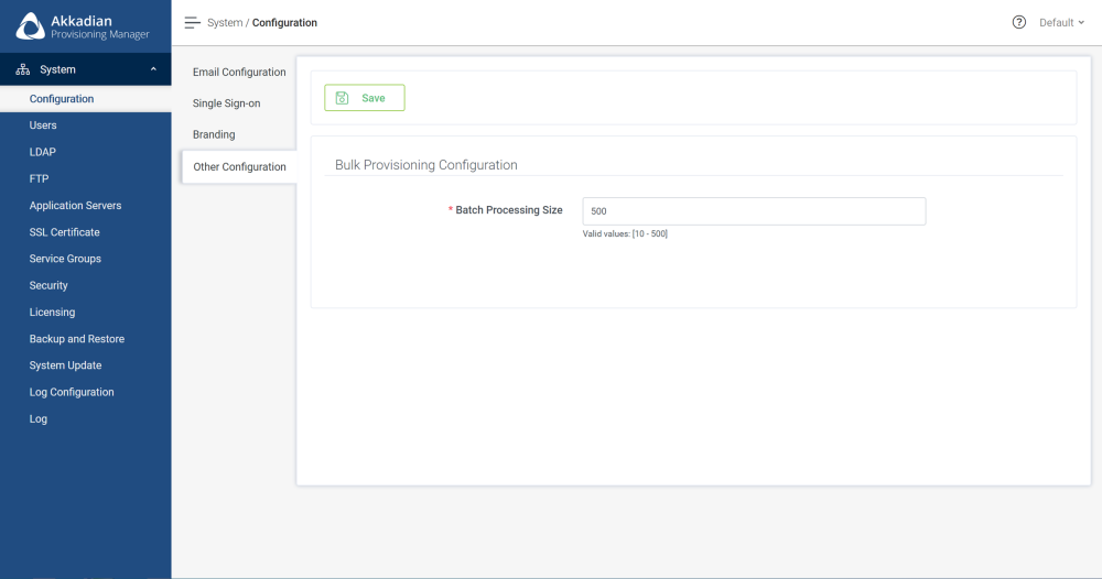 Bulk Provisioning Configuration - Akkadian Provisioning Manager ...