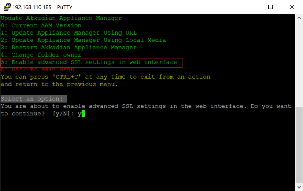 Enabling Advanced SSL Settings - Akkadian Provisioning Manager Release ...