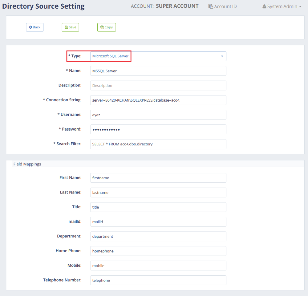 5.3 Manage Directory Source Types - Akkadian Console Server - 4.1.0