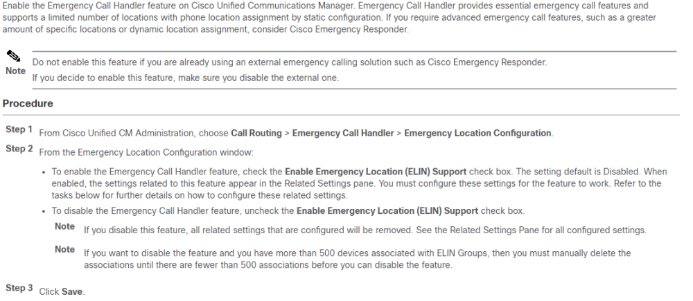 2.3 Setting up Emergency Service - Akkadian Console Admin Guide - 4.9