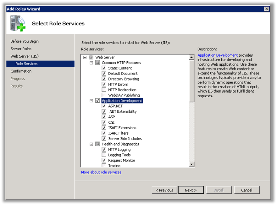 3 1 Web Server Iis Setup Akkadian Console Server 3 2 0