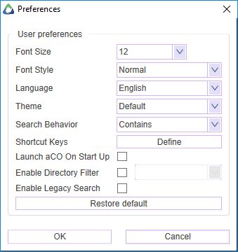 3.3.1 Configuring Preferences - Akkadian Console User Guide - 4