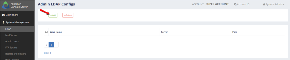 4 3 Configure Ldap Authentication Akkadian Console Server 4 4 2