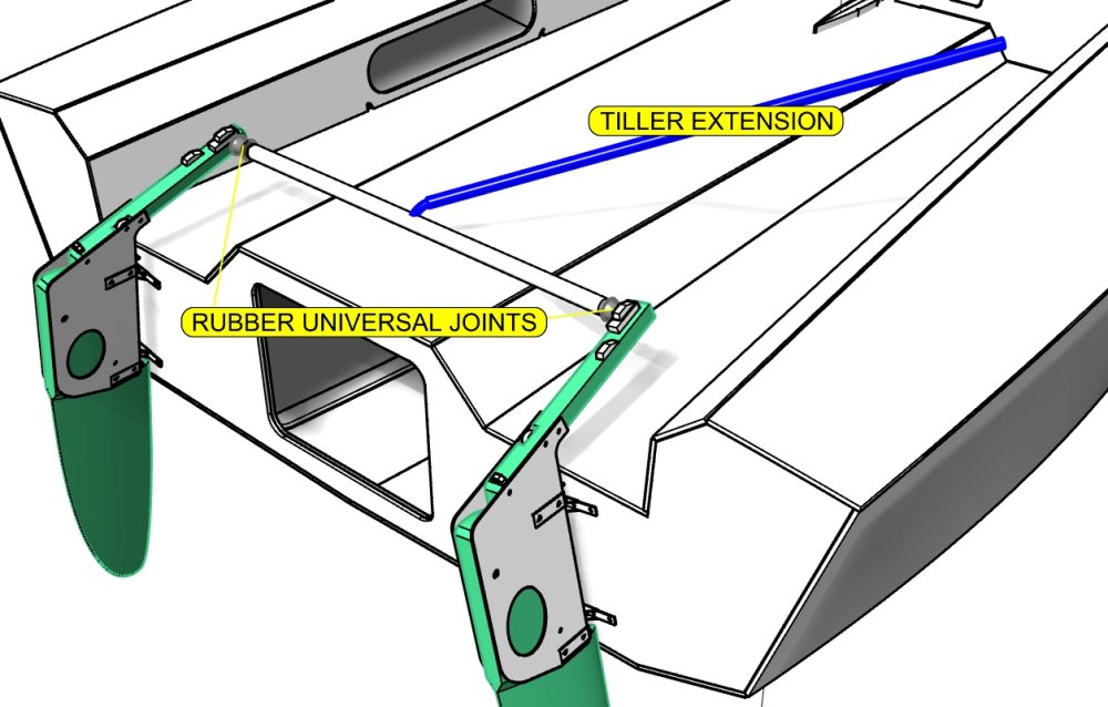 Rudder Assembly - Skate Build Manual - 1