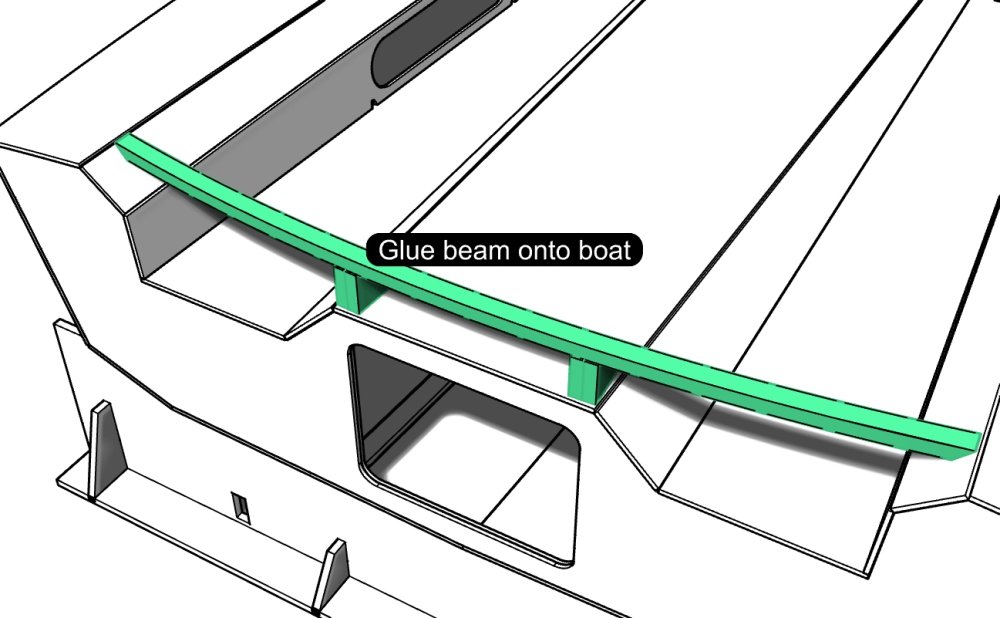 Install Traveler Beam - Skate Build Manual - 1