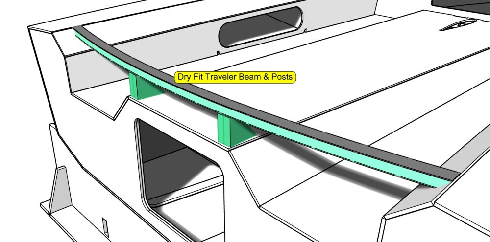Install Traveler Beam - Skate Build Manual - 1