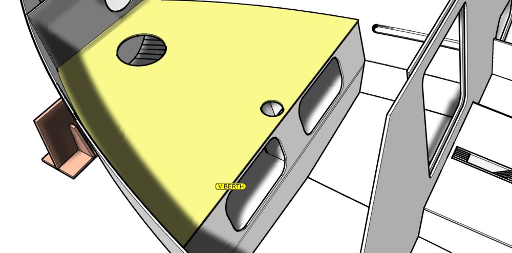 Attach V-Berth Panel - Skate Build Manual - 1
