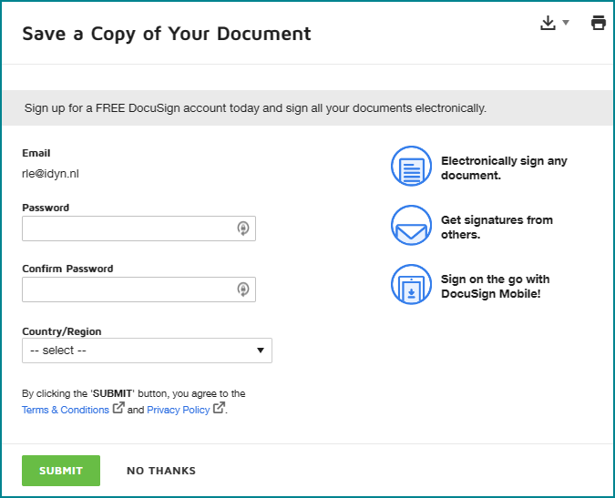 Sign and approve document - ApproveIT - 365