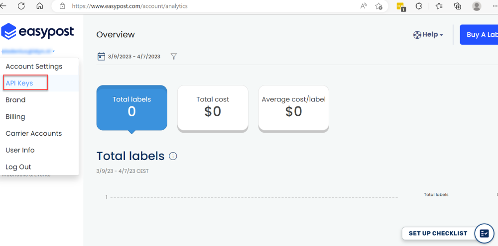 Easypost setup - ShipIT - 365