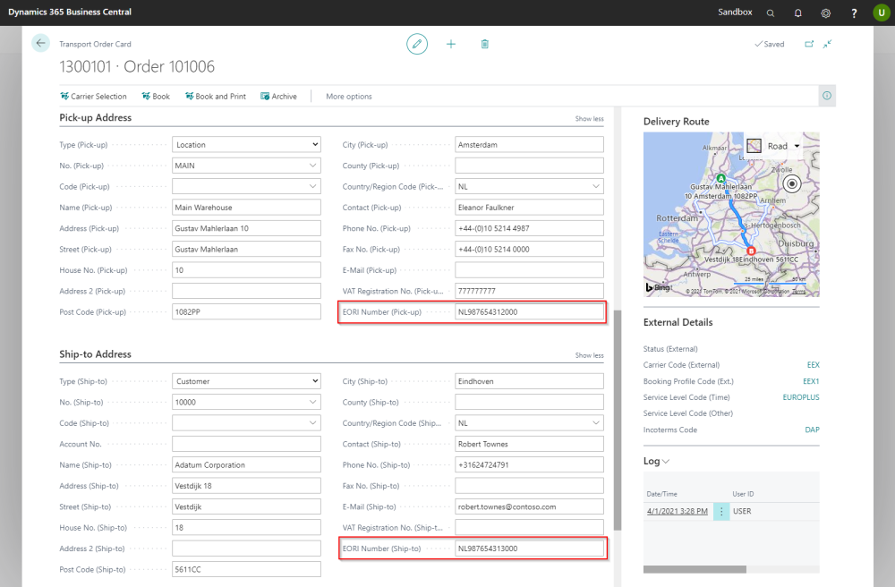EORI numbers - ShipIT - 365