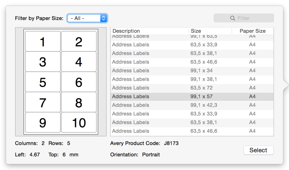 Avery Barcode Label Sizes Ythoreccio
