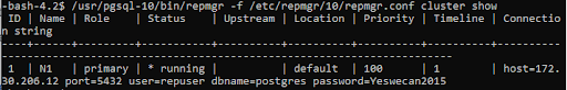Configure REPMGR – Primary Node - Installation and Deployment Guides ...