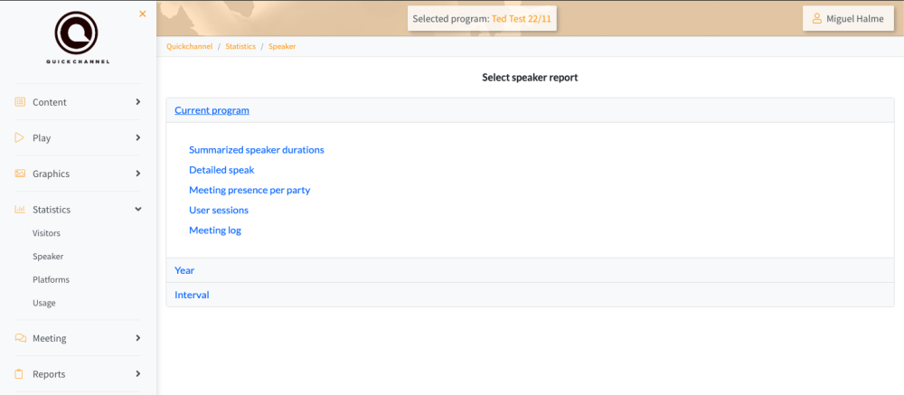 Speaker - Quickchannel User Guide - 1