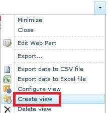 Create a View - Lightning Conductor Web Part 2010 - 5.1
