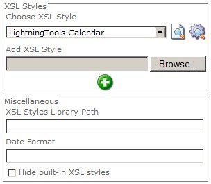 Using an XSLT view - Lightning Conductor Web Part 2010 - 5.1