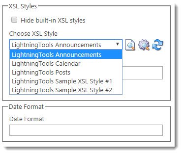 XSL Style Display Provider - Lightning Conductor Add-In - 1