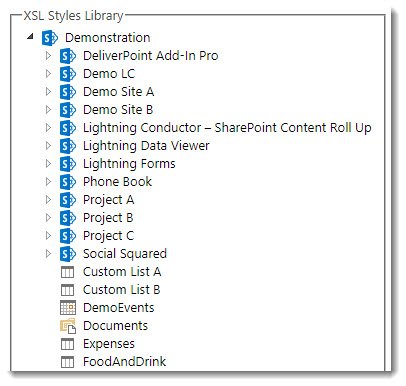 XSL Style Display Provider - Lightning Conductor Add-In - 1