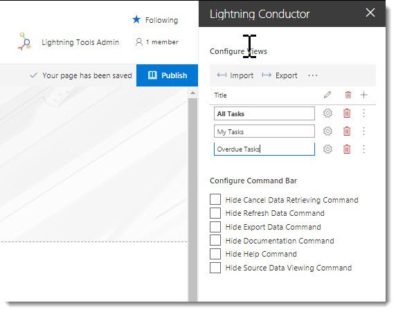 Adding Additional Views - Lightning Conductor Web Part 2013 - 3.0