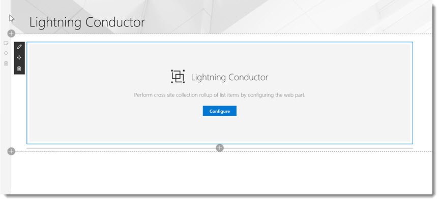 Adding The Lc Client Side Web Part To A Site Lightning Conductor Web