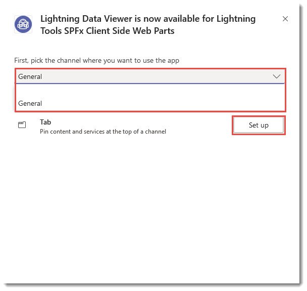 Using the Data Viewer with Microsoft Teams - Lightning Data Viewer App - 1