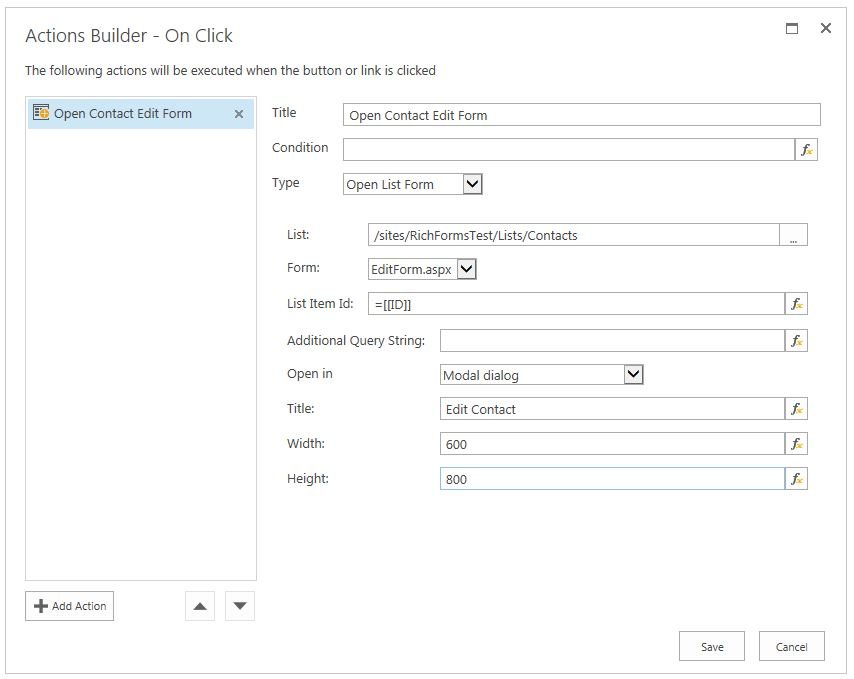 Open List Form - Lightning Forms - 1