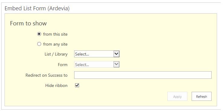 Embed List Form App Part - Lightning Forms - 1
