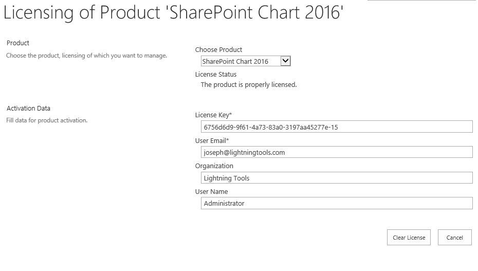 Activate with Internet Access - SharePoint Chart Web Part - 1