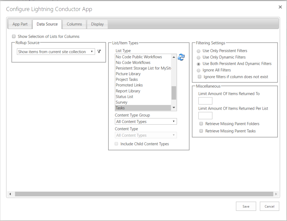 Data Source Tab - Lightning Conductor Add-In - 1 Data Source Tab - Lightning Conductor Add-In - 1