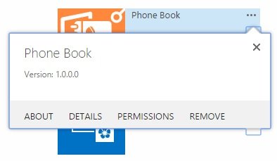 How to tell the version of the add-in - Phone Book - 1