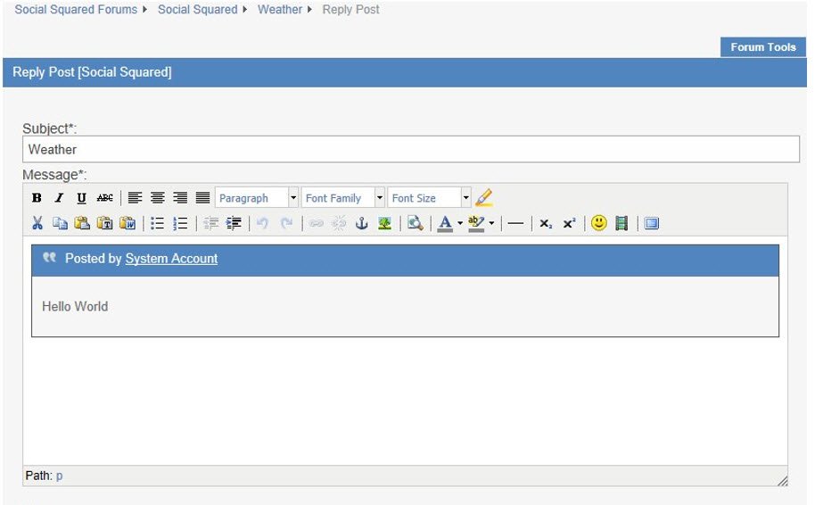 Reply with quote - Social Squared 2013/2016 - 9