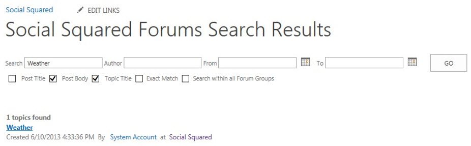 Searching Forums and Posts - Social Squared 2013/2016 - 9