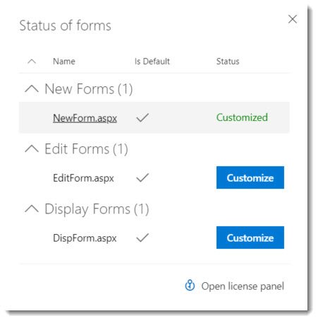 Form Status - Lightning Forms - 1
