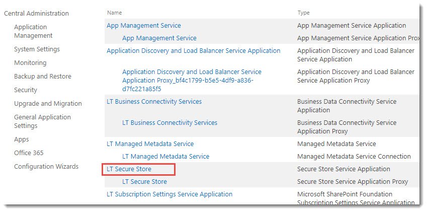 Configuring Secure Store - Social Squared 2013/2016 - 9