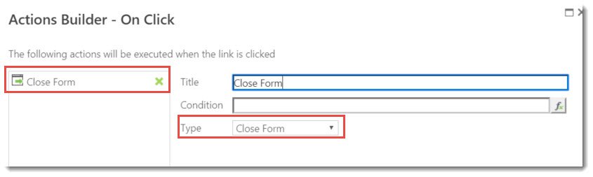 Close Form - Lightning Forms - 1