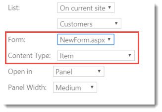 Open List Form - Lightning Forms - 1