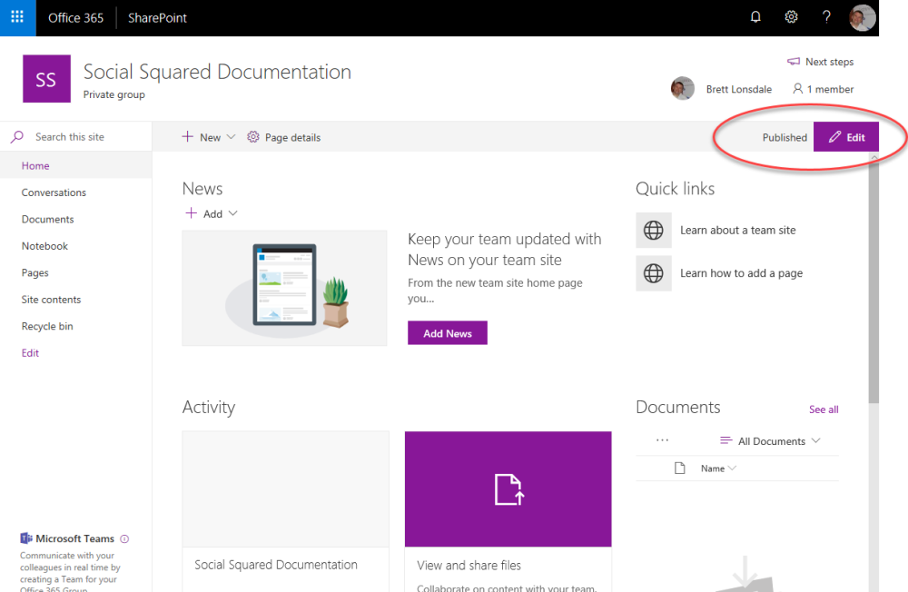 Adding Social Squared to SharePoint Sites - Social Squared 2013/2016 - 9