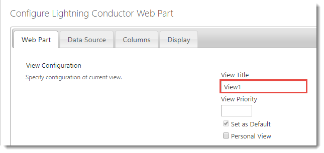 Web Part Tab Lightning Conductor Web Part 2013 30 9000