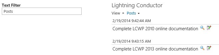 Dynamically selecting a view - Lightning Conductor Web Part 2013 - 3.0