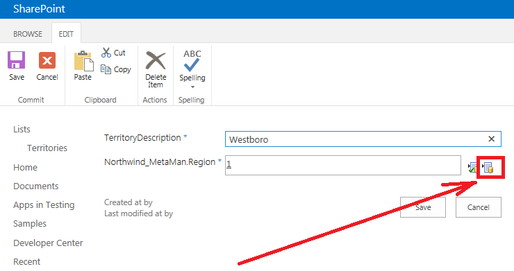 Walkthrough: Creating an External Item Picker for Foreign Keys - BCS Meta Man for Windows - 1