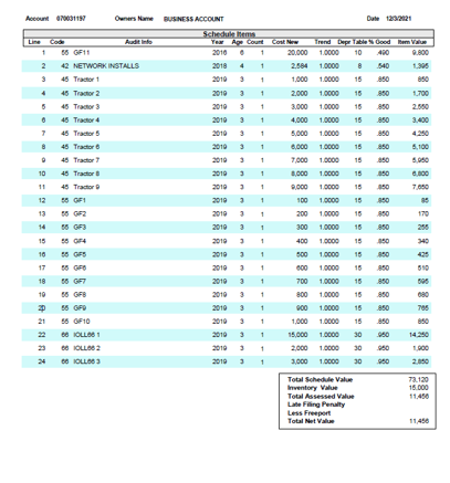 OTC Form 901 - System - 1