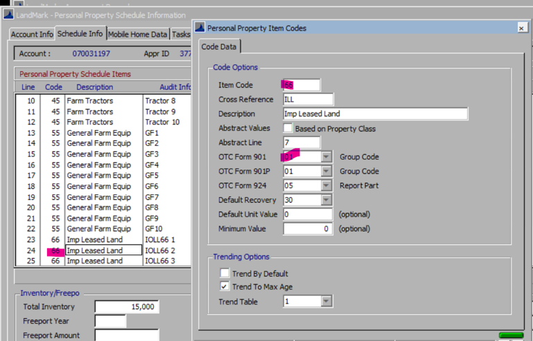OTC Form 901 - System - 1
