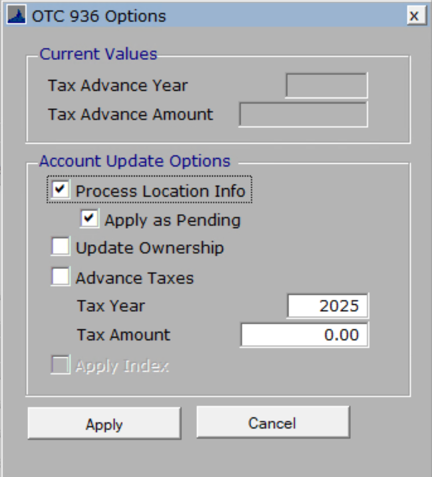 936 Module - Personal Property Appraisal File - 1