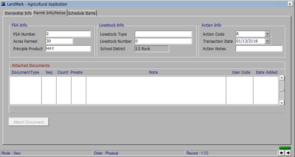 Ag Application (Linked Tables) - Assessment File - 1