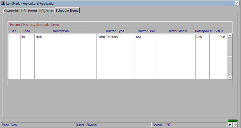 Ag Application Linked Tables Assessment File 1 0645