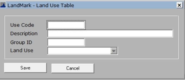 Editing Land Use Codes in Ag Land Table - Commercial Appraisal File - 1