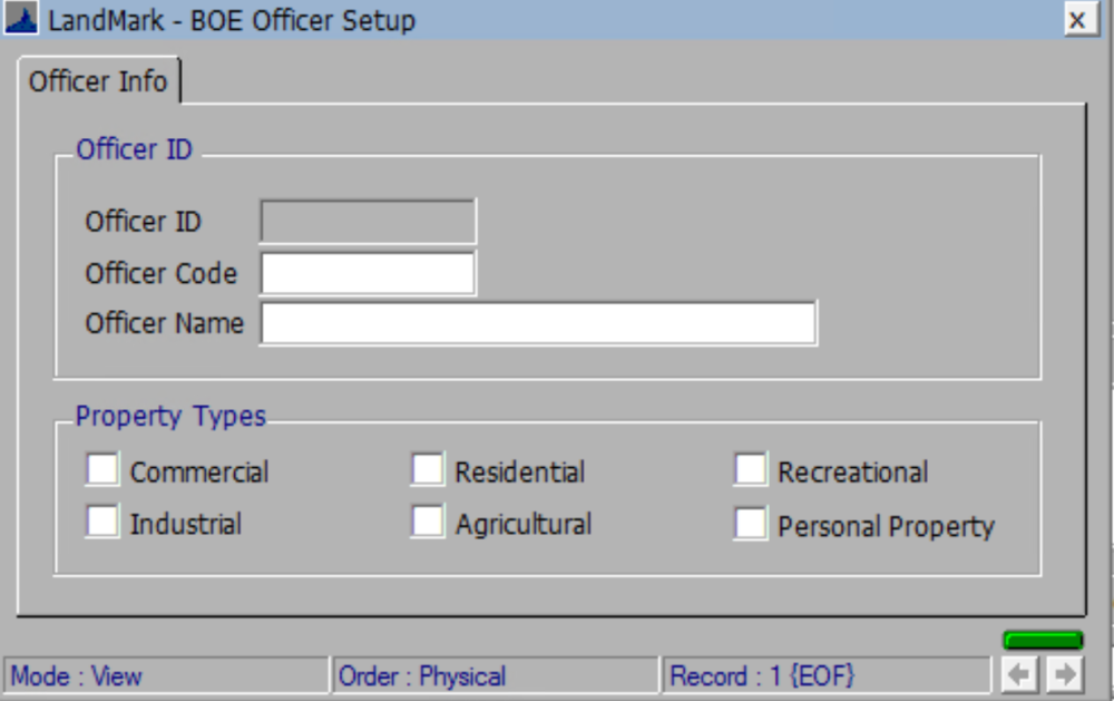 Appeals Officer Set Up ~ Video - Assessment File - 1