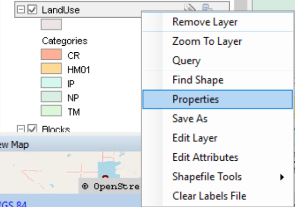 Categories for Layers - MapAnalyzer - 1