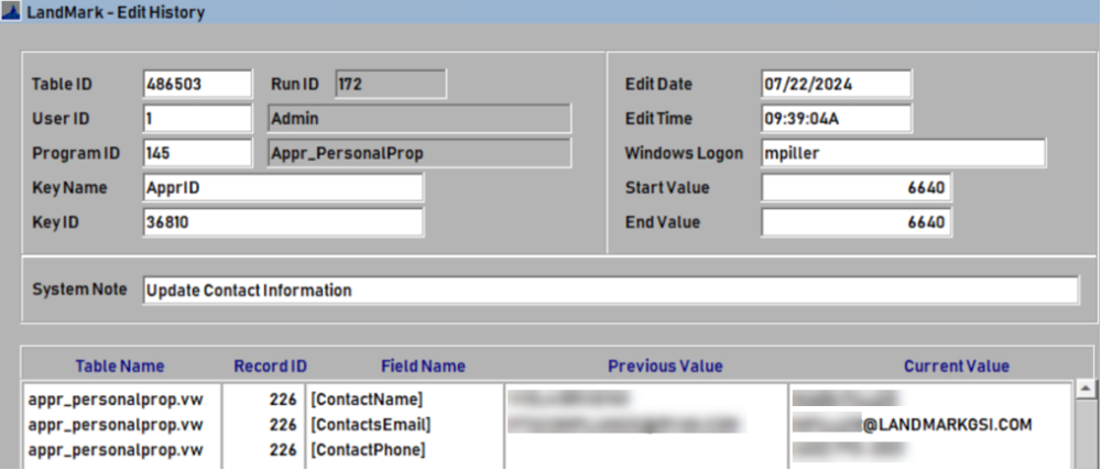 Copying Contact Name, Email and Phone in PP - Personal Property ...